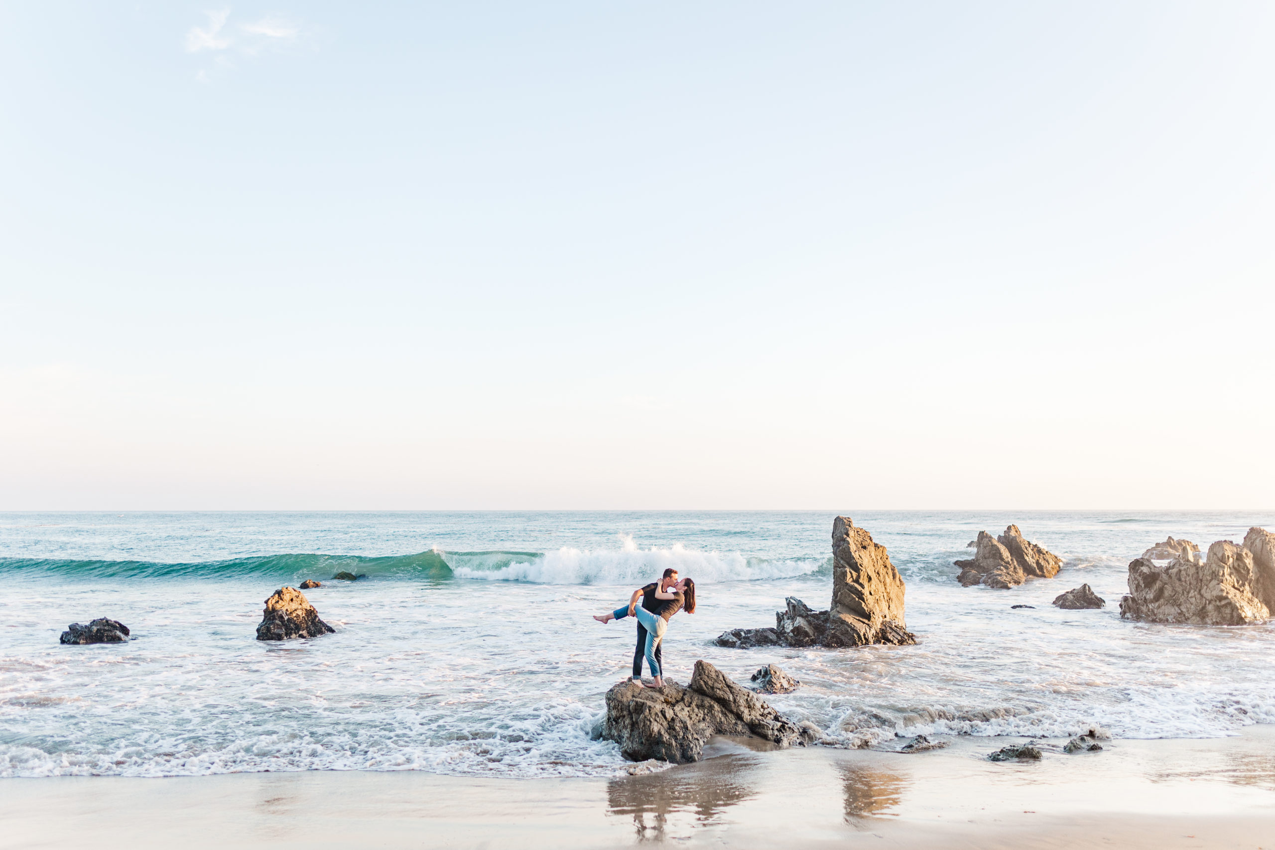 Connor & Rachel | Malibu Beach - Sophia Jensen Photography