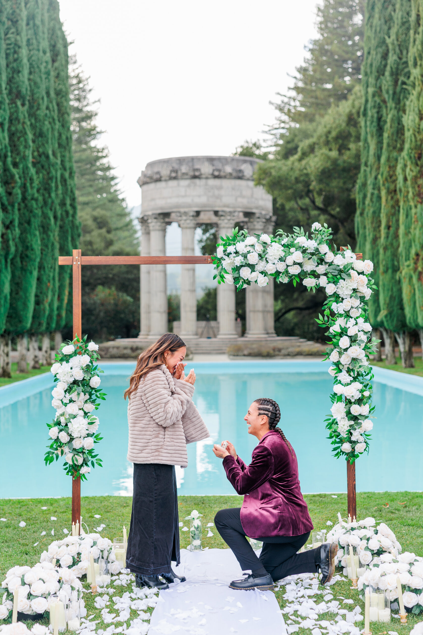 Suprise Proposal at Pulgas Water Temple | Bay Area Proposal ...